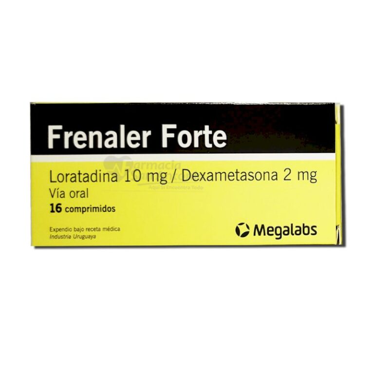 FRENALER FORTE 10MG/2MG 1 COMPRIMIDO - Distribuidor de MEDIHEALTH