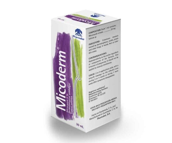 MICODERM 2% 30ML SOLUCION TOPICA – Medikamentos.com