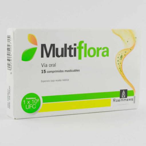 MULTIFLORA 1 COMPRIMIDO MASTICABLE - Distribuidor de MEDIHEALTH