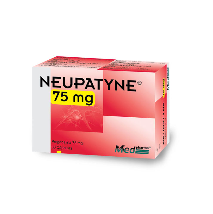 NEUPATYNE 75MG 30 CAPSULA (+10 CAPSULA) - Distribuidor de Med Pharma