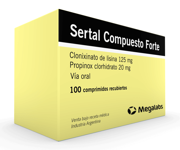 SERTAL COMPUESTO FORTE 125MG/20MG 10 COMPRIMIDO - Distribuidor de ...