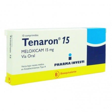 TENARON 15MG 1 COMPRIMIDO - Distribuidor de MEDIHEALTH