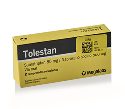 TOLESTAN 85MG 2 COMPRIMIDO - Distribuidor de MEDIHEALTH