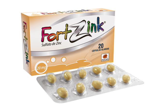 FORTZINK 20MG 20 CAPSULA - Distribuidor de PROCAPS FARMA