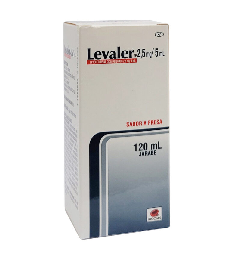 LEVALER 2.5MG/5ML 120ML JARABE - Distribuidor de PROCAPS FARMA