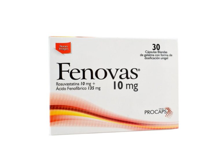 FENOVAS 10MG/135MG 30 CAPSULA GEL - Distribuidor de PROCAPS