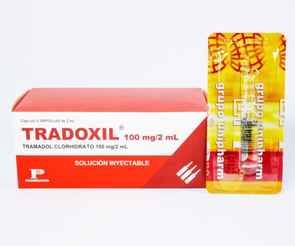 TRADOXIL 100MG/2ML 5 SOLUCION INYECTABLE - Distribuidor de UNIPHARM