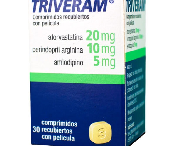 TRIVERAM 20MG/10MG/5MG 30 COMPRIMIDO - Distribuidor de SERVIER
